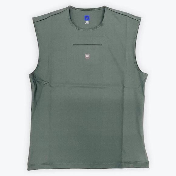 Yeezy | Shirts | Yeezy Gap Mens Second Skin Compression Tank Green Sz ...